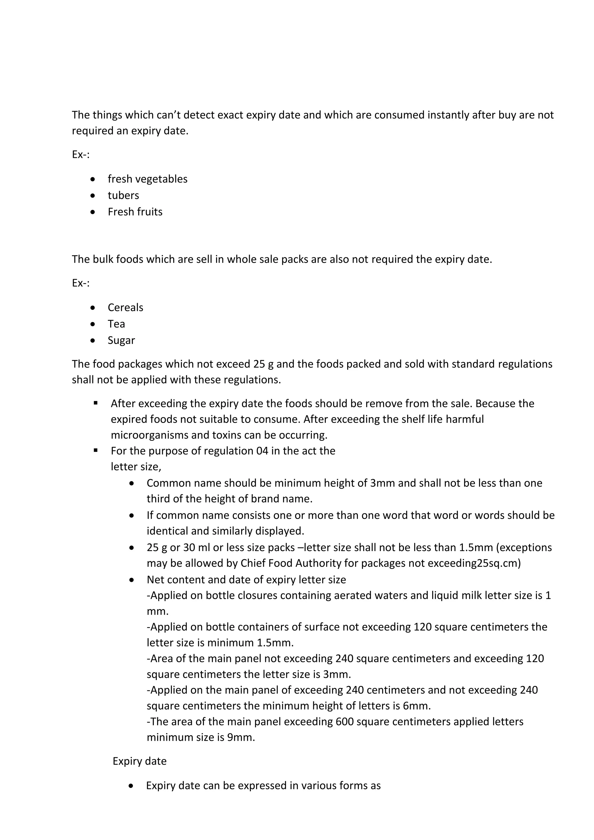 Food labelling and advertising regulations sri lanka | PDF