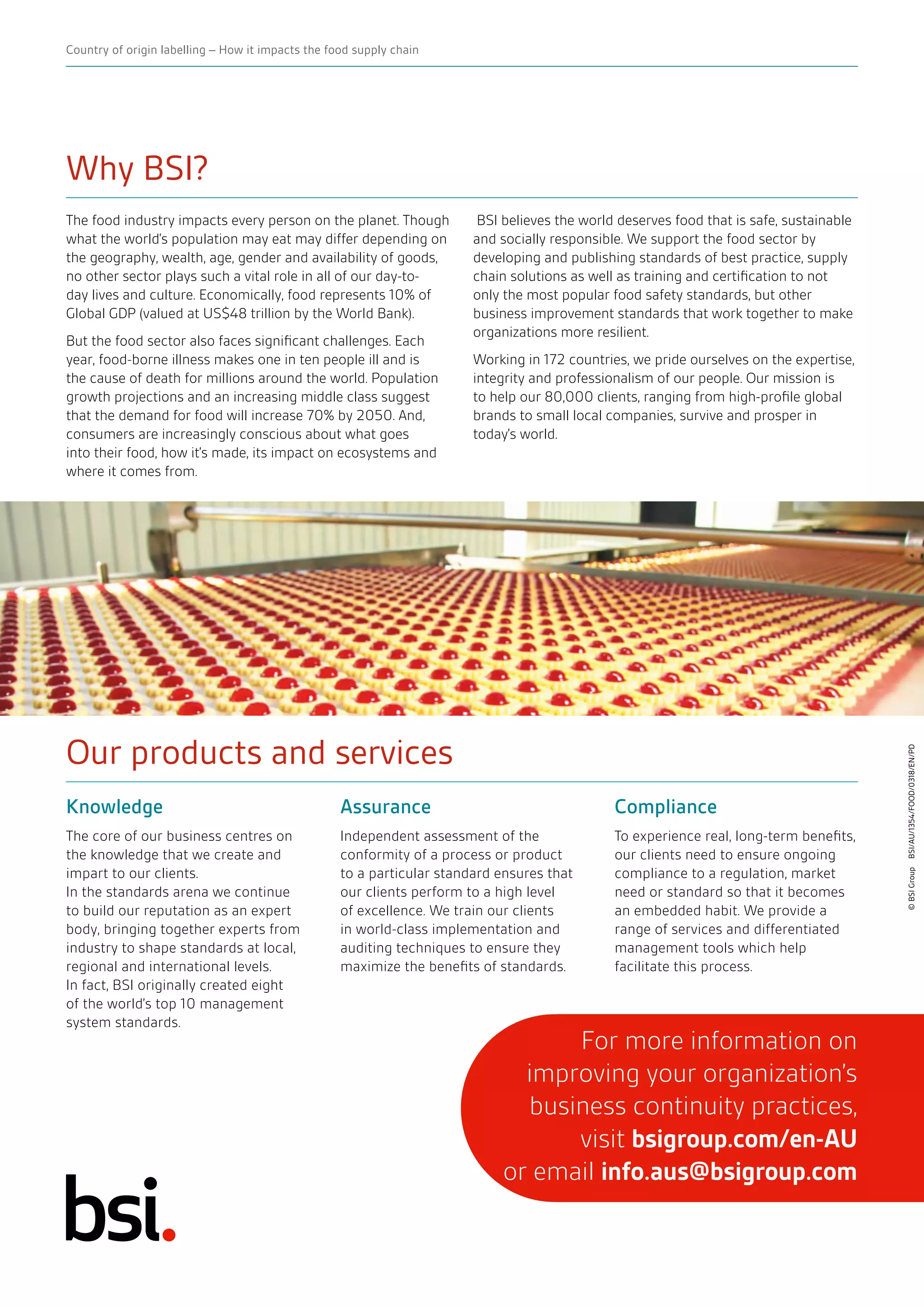 Food labelling and country of origin labelling | PDF