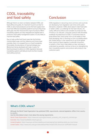 Food labelling and country of origin labelling | PDF