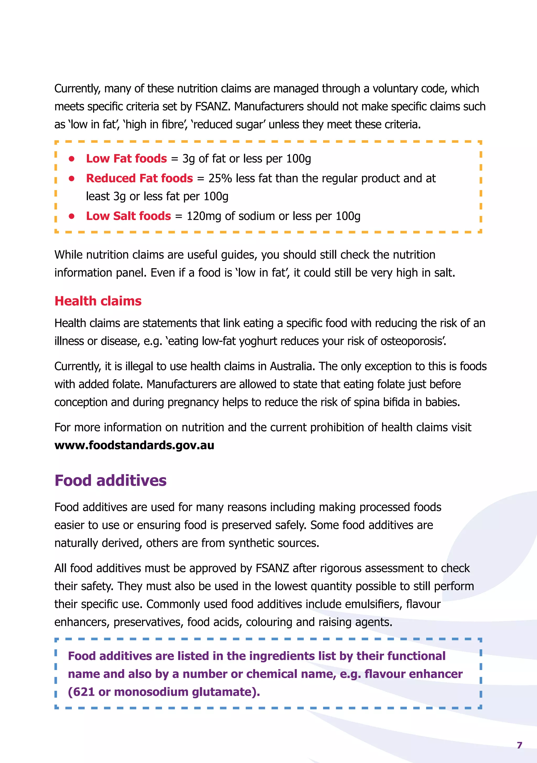 Foodlabelling brochure | PDF