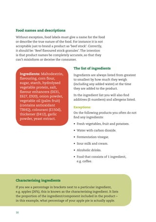 Food labelling how to be compliant | PDF