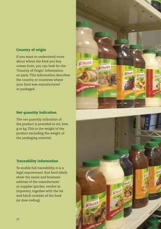 Food labelling how to be compliant | PDF