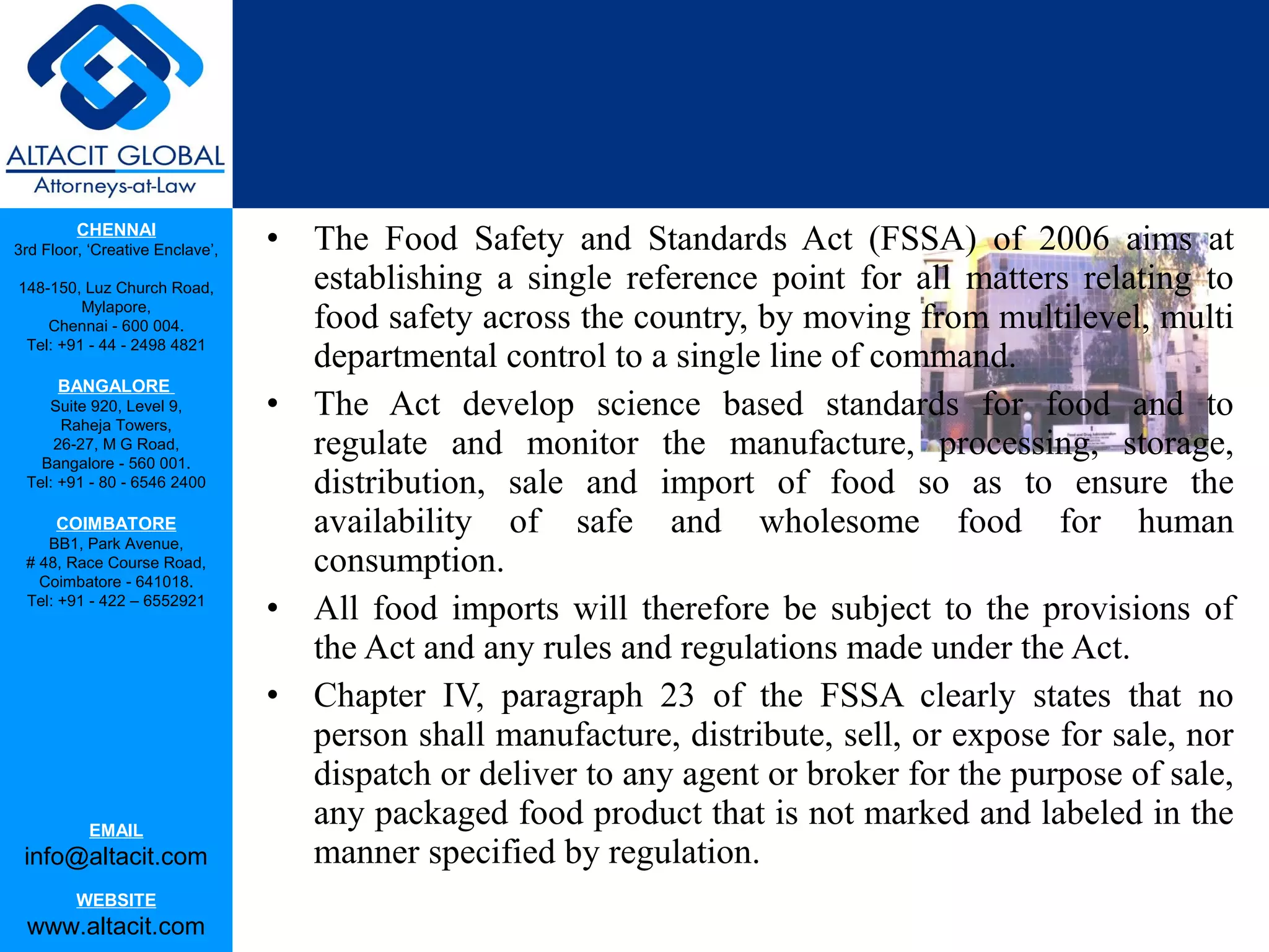 Food labelling laws in india | PPT