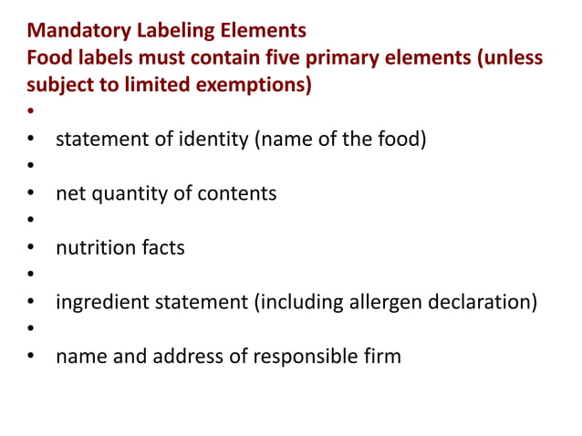 Food labelling ppt.pptx | Nutrition | Healthy Living