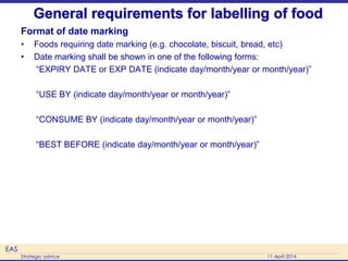 Food Labelling Regulations and Challenges in ASEAN | PDF