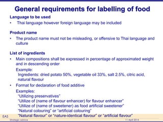 Food Labelling Regulations and Challenges in ASEAN | PDF
