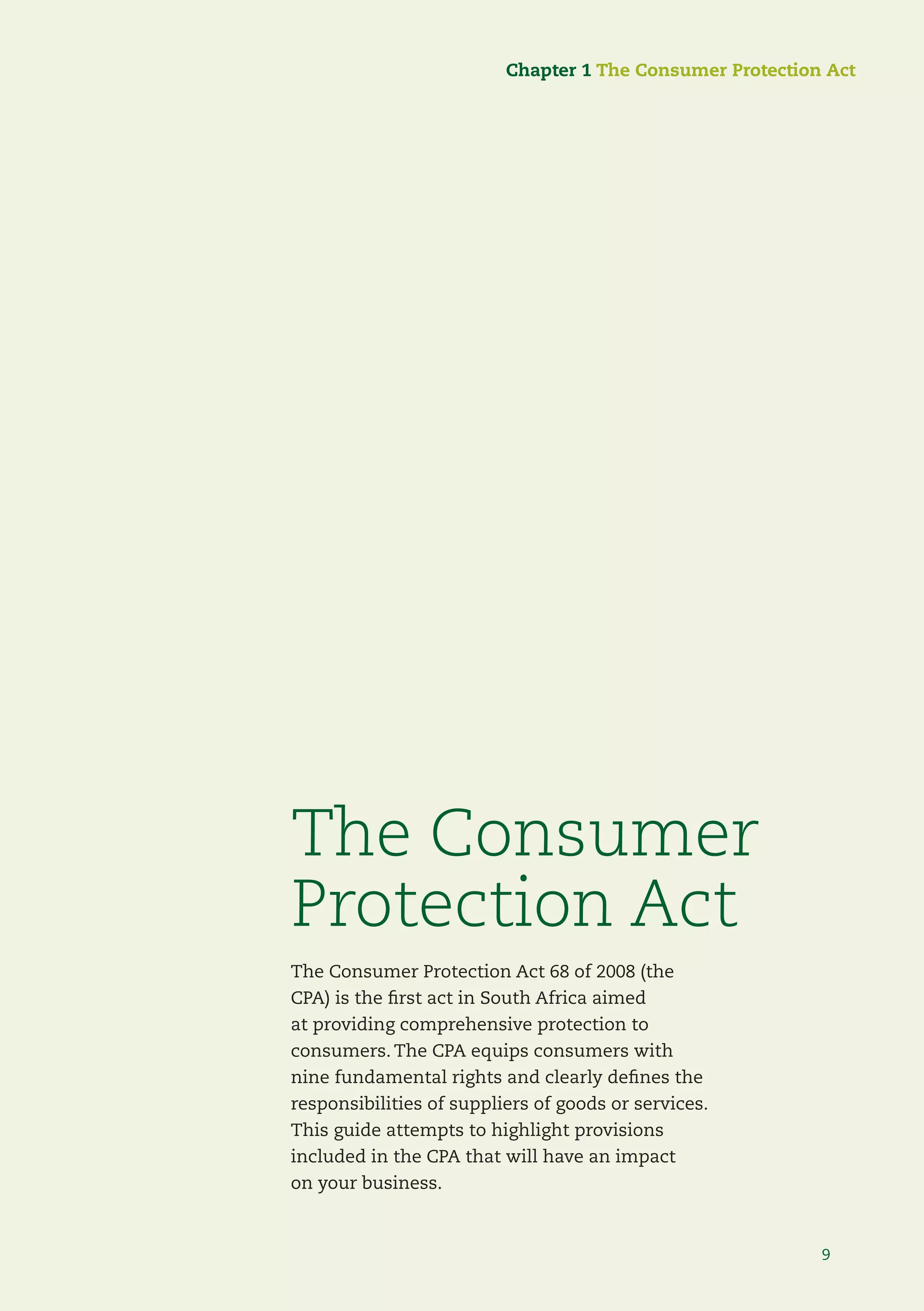 Food labelling the consumer protection act | PDF