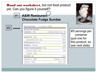 Reading Food Labels | PPT