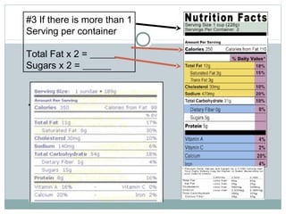 Reading Food Labels | PPT
