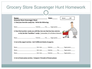 Reading Food Labels | PPT