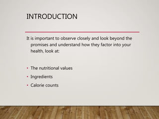 Food labels | PPT