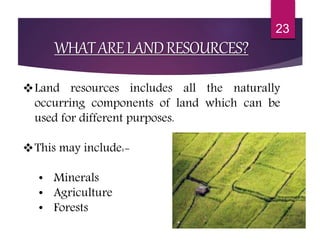 Food & land resources | PPTX