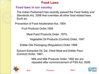 Food Laws_0.ppt | Agriculture | Industries