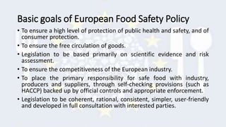 Food laws and policies in european union | PDF