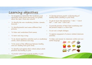 Food lesson plan presentation- Garcia Cabello_Ma. Júlia | PPT