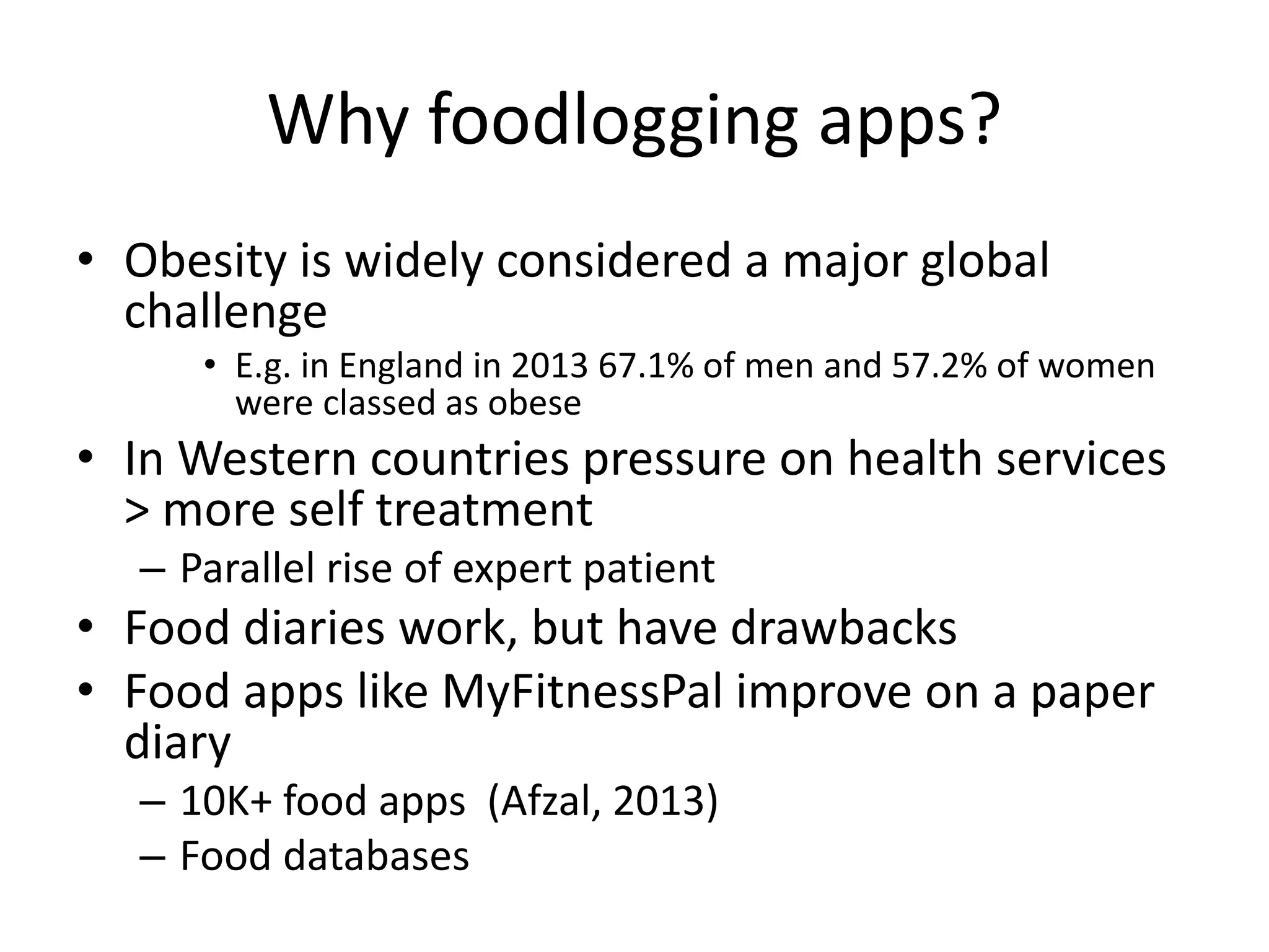 Food logging: a practice theory based exploration of an information ...