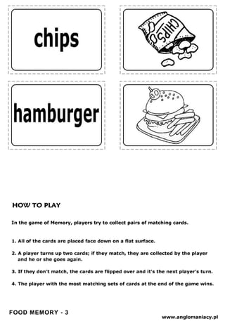 flash card Food m | PDF