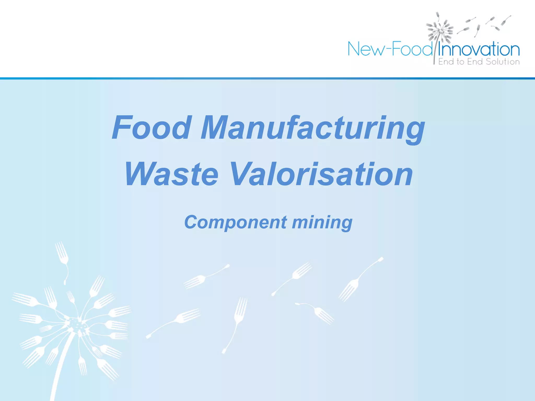 Food manufacture Waste valorisation | PDF