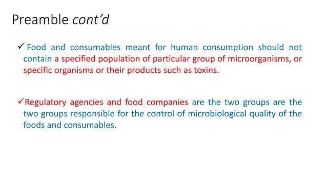 Food Microbiology | PPT