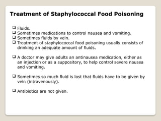Staphylococcal species food intoxication.pptx