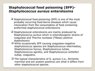 Staphylococcal species food intoxication.pptx