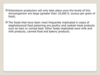 Staphylococcal species food intoxication.pptx