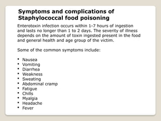 Staphylococcal species food intoxication.pptx