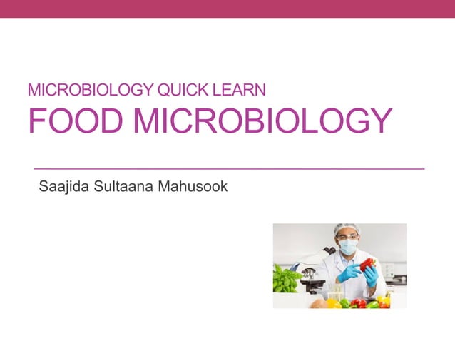 Food Microbiology Yeast Morphology And Classification Ppt