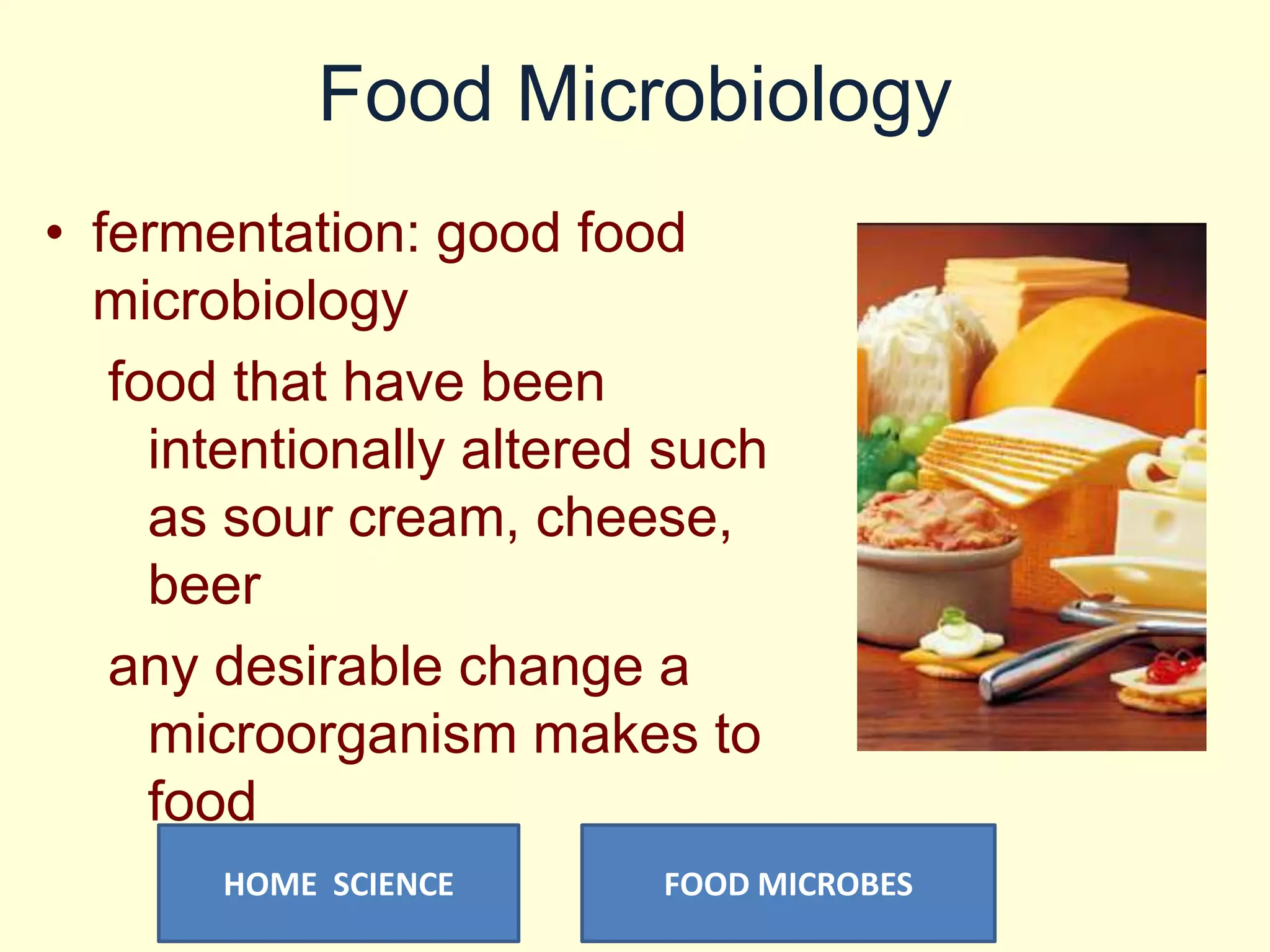 Food microbes | PPTX