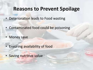 Food microbiology | PPTX