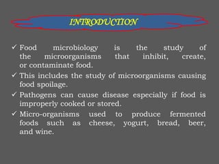 Food microbiology | PPTX