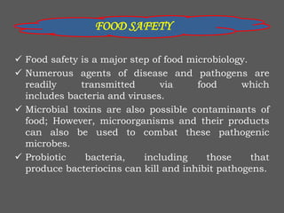 Food microbiology | PPTX
