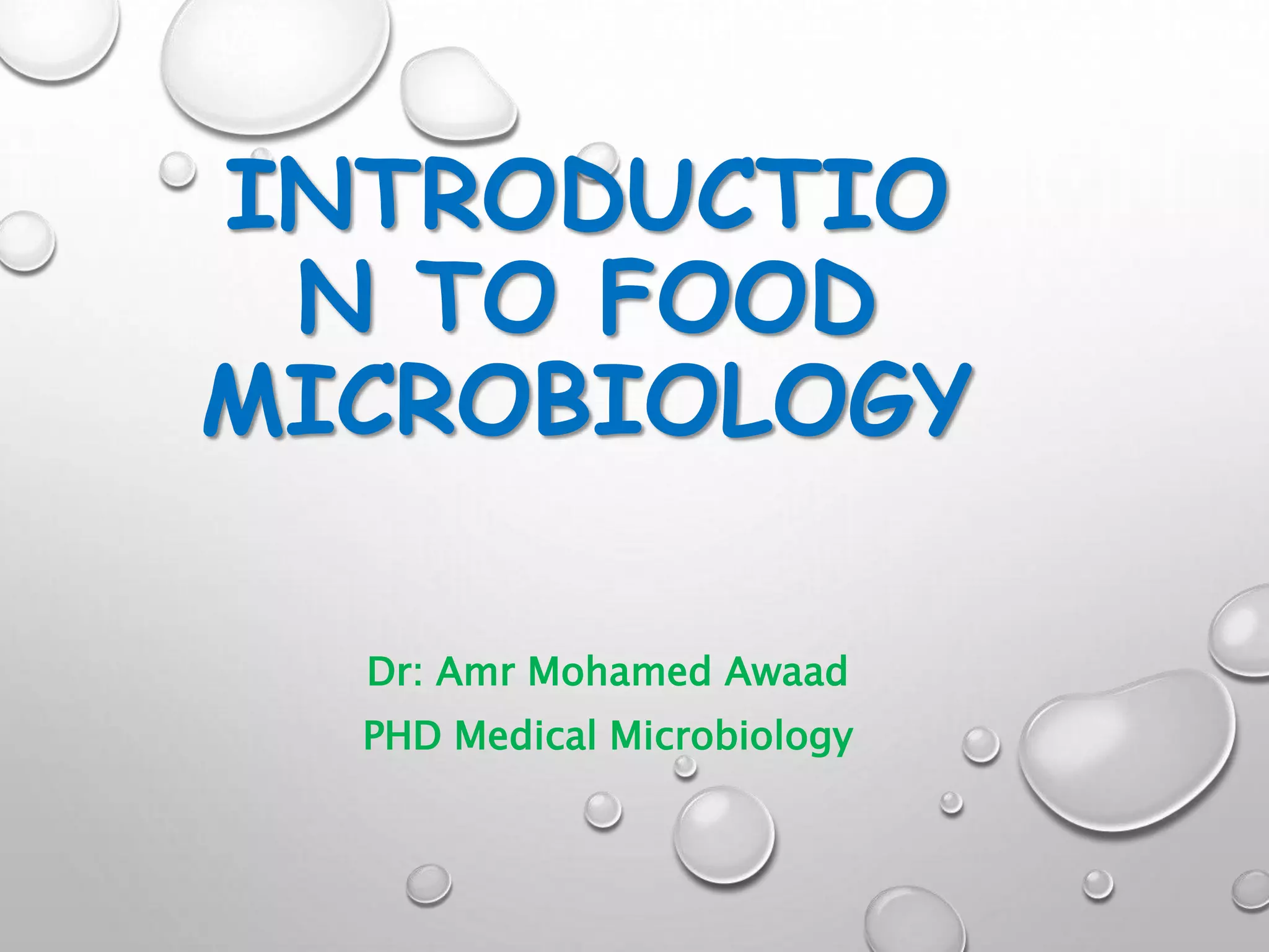 Food microbiology-lecture.ppt