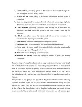 Food microbiology notes | DOC