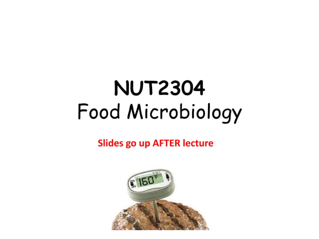 Food microbiology .ppt