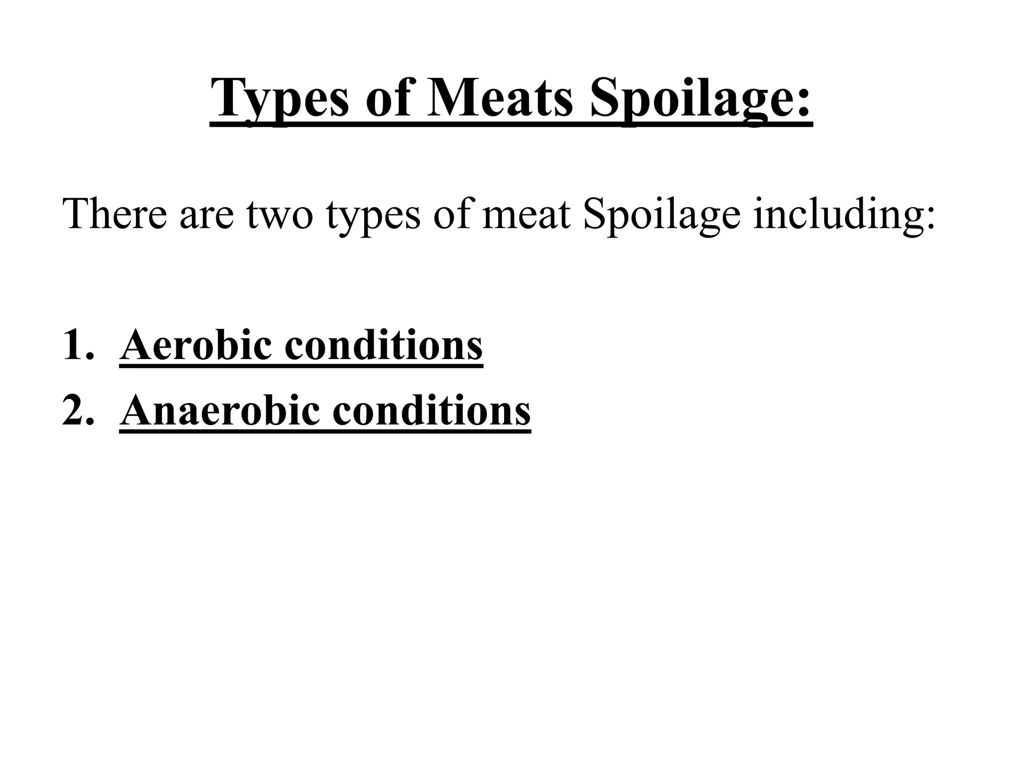 Microbiology of meat | PPTX
