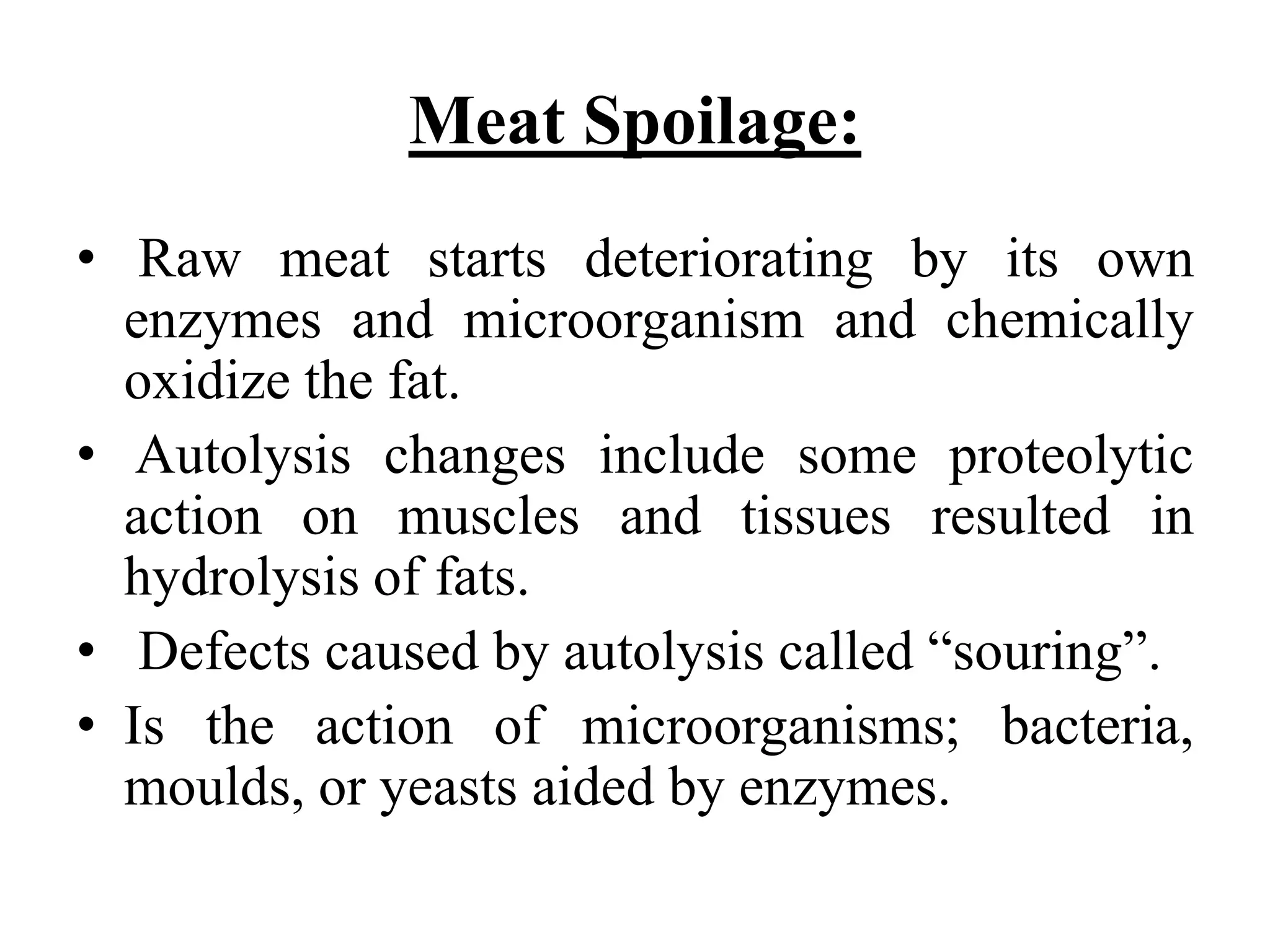 Microbiology of meat | PPTX