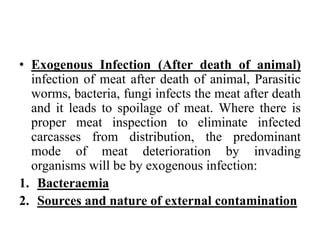 Microbiology of meat | PPTX