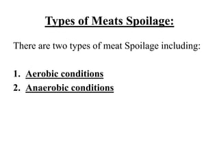 Microbiology of meat | PPTX