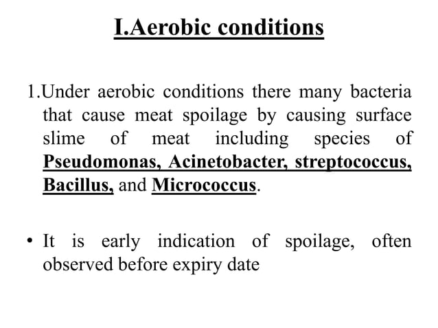 Microbiology of meat | PPTX