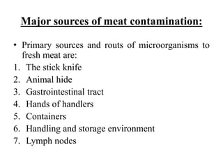 Microbiology of meat | PPTX