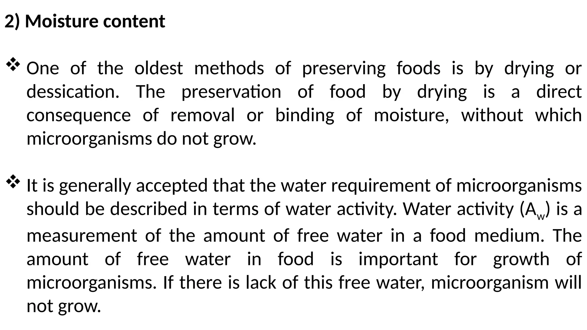 FOOD MICROBIOLOGY for HND food spoilageage | PPTX