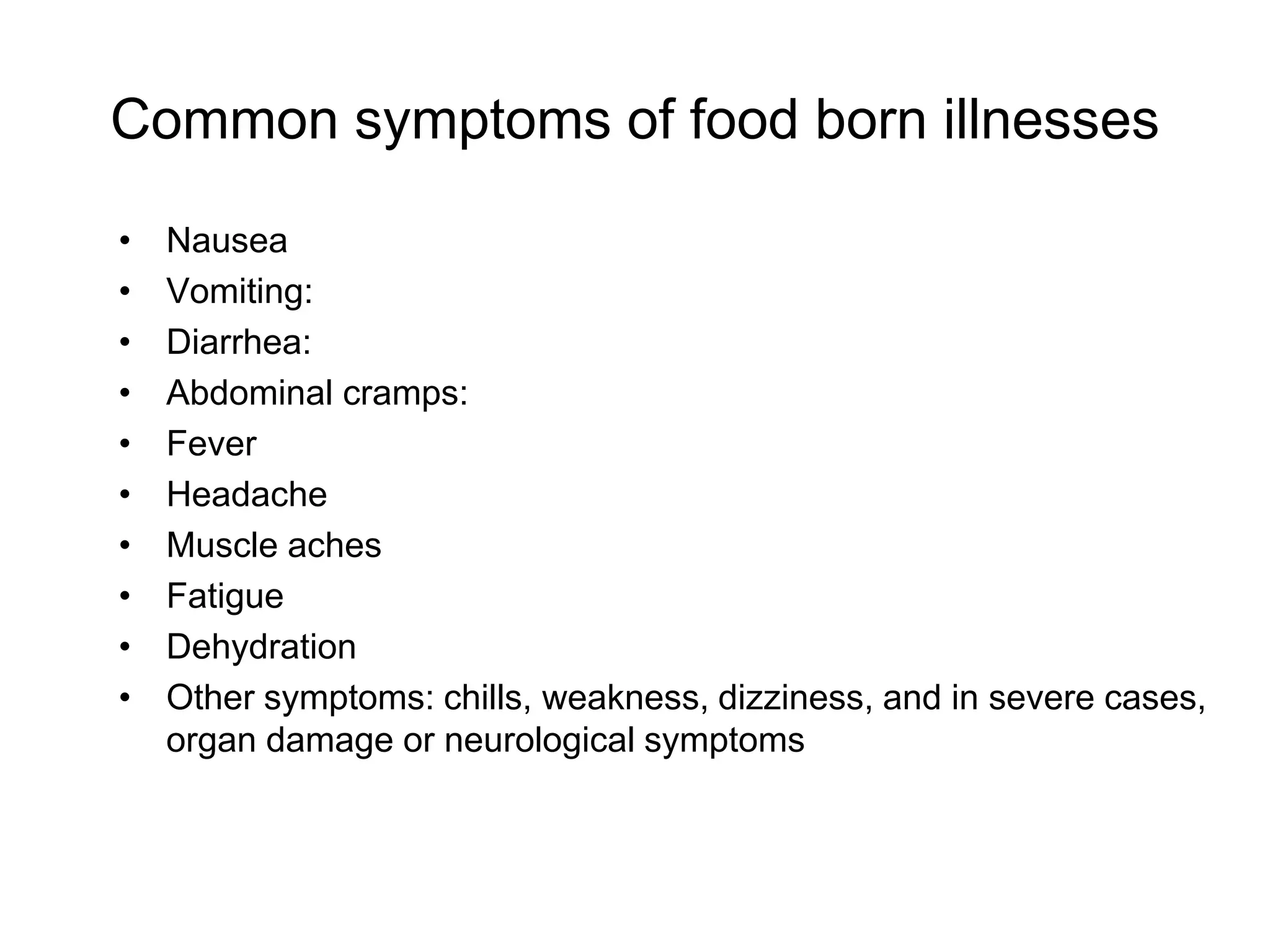 Food Microbiology, food poisoning and food born diseases notes | PPT
