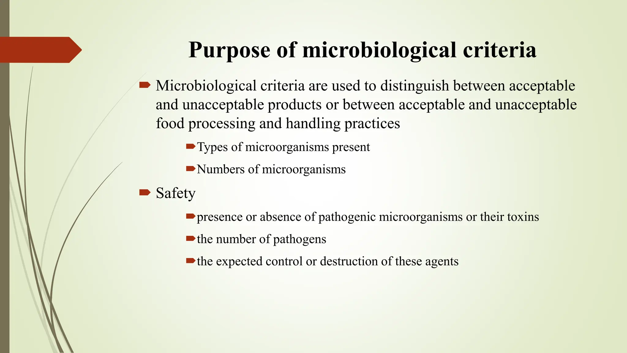 INDICATOR MICROORGANISMS in food microbi | PPTX