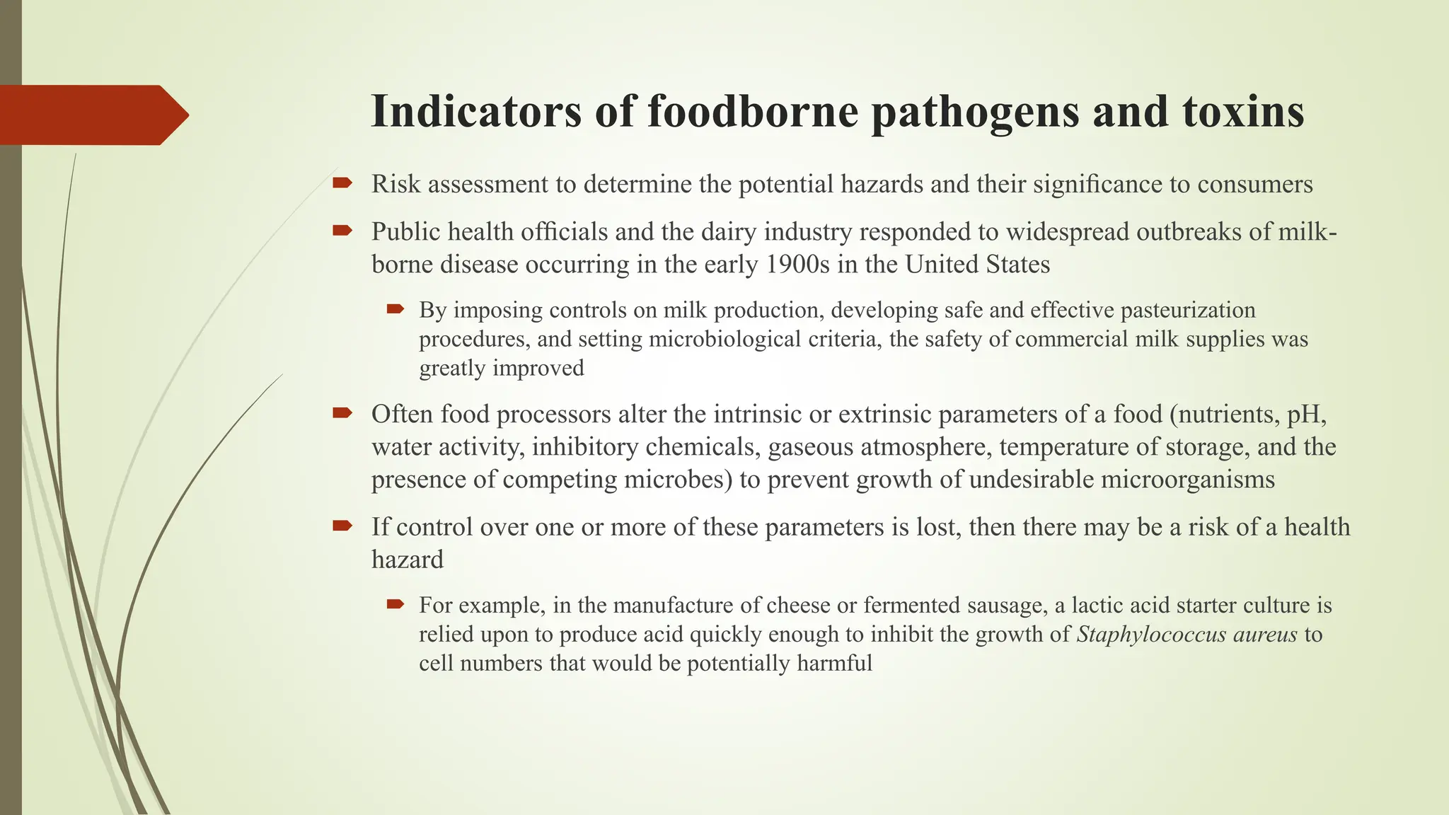 INDICATOR MICROORGANISMS in food microbi | PPTX