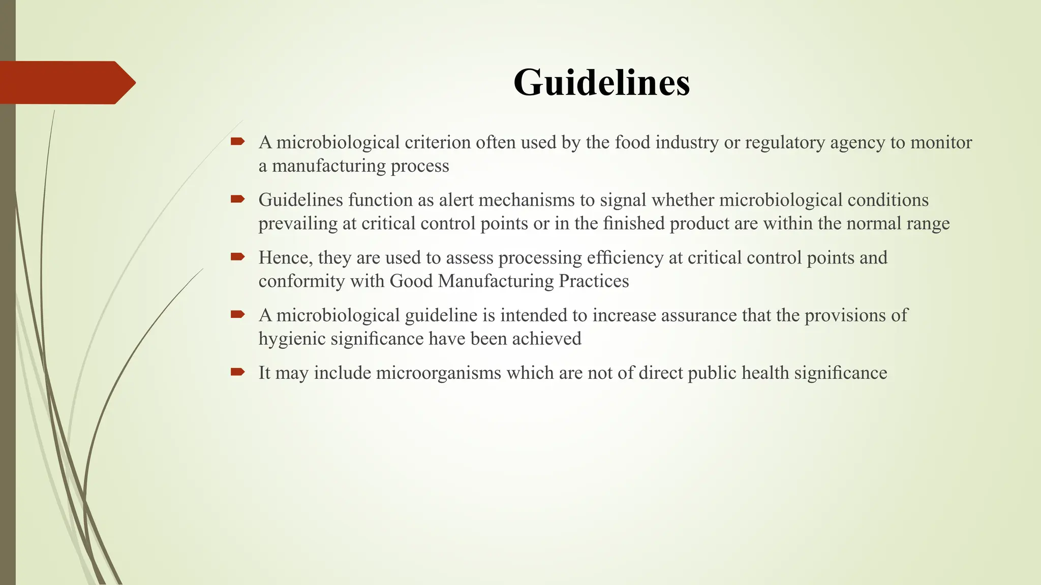 INDICATOR MICROORGANISMS in food microbi | PPTX