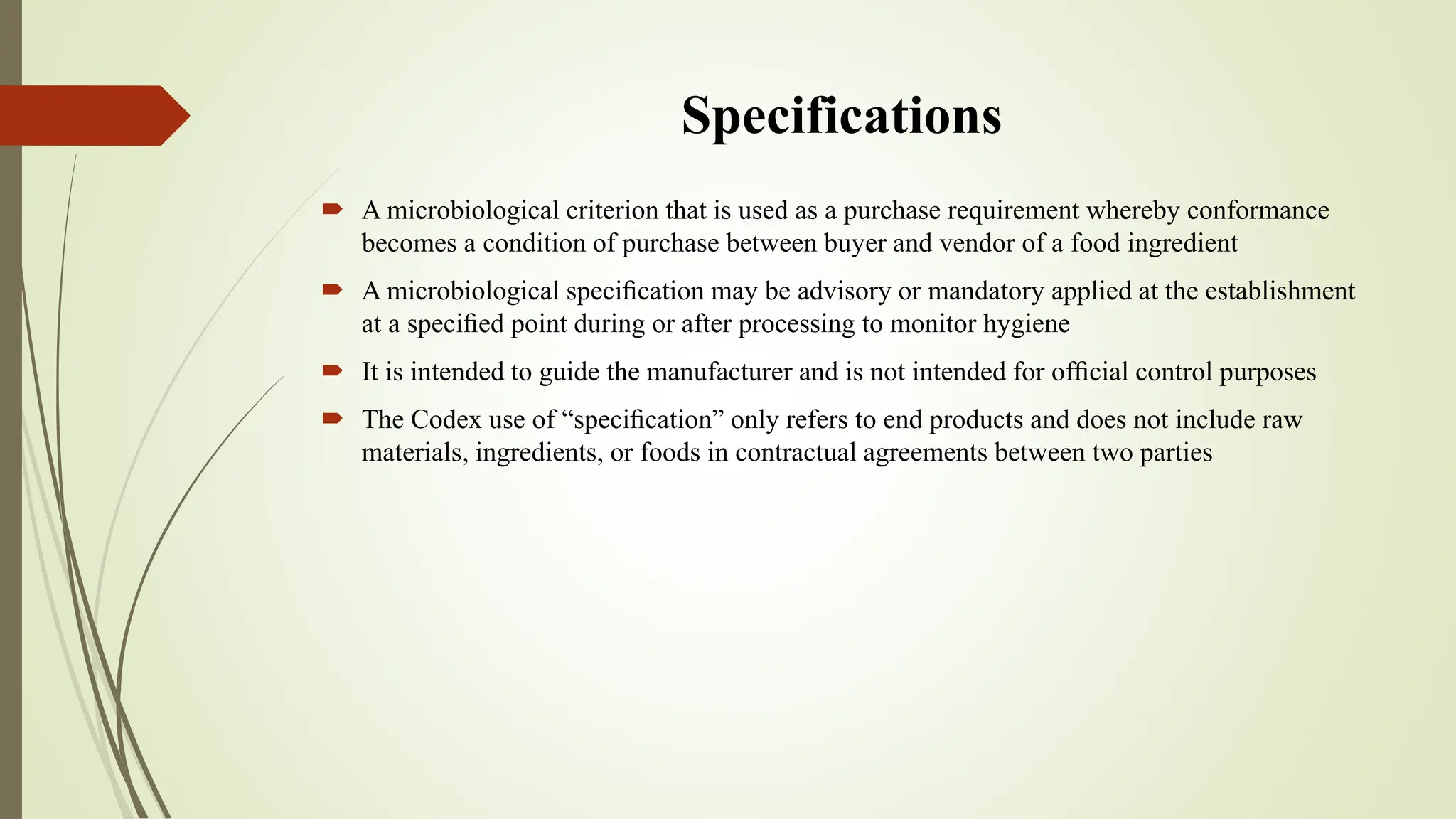 INDICATOR MICROORGANISMS in food microbi | PPTX