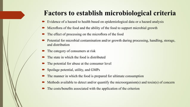 INDICATOR MICROORGANISMS in food microbi | PPTX
