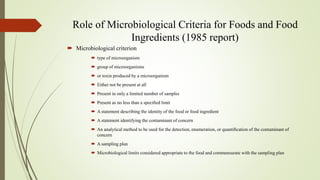 INDICATOR MICROORGANISMS in food microbi | PPTX