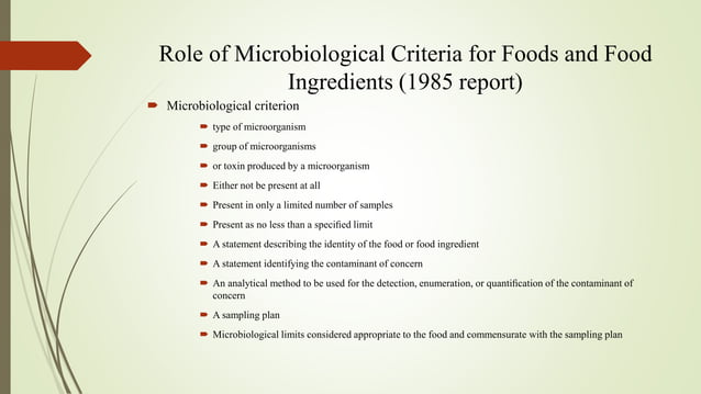 INDICATOR MICROORGANISMS in food microbi | PPTX